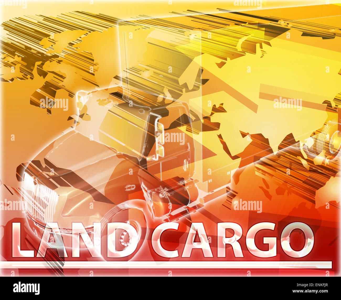 Abstract background digital collage concept illustration land cargo ...