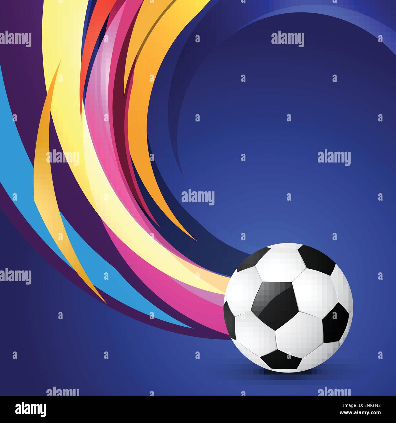vector wave style football design Stock Vector Image & Art - Alamy