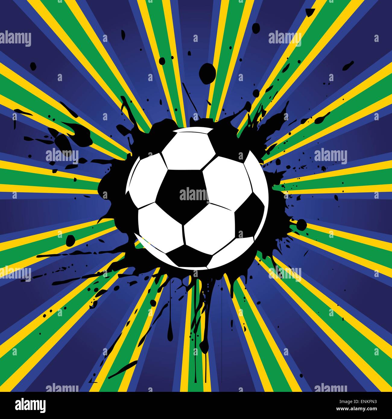 vector grunge style soccer design Stock Vector Image & Art - Alamy