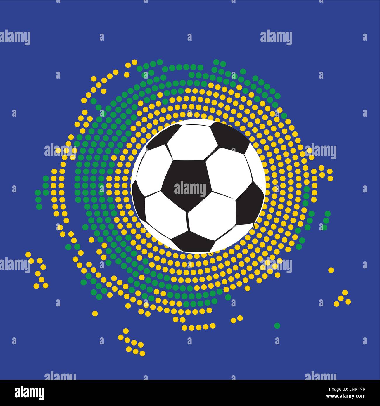 Halftone football Stock Vector Images - Alamy