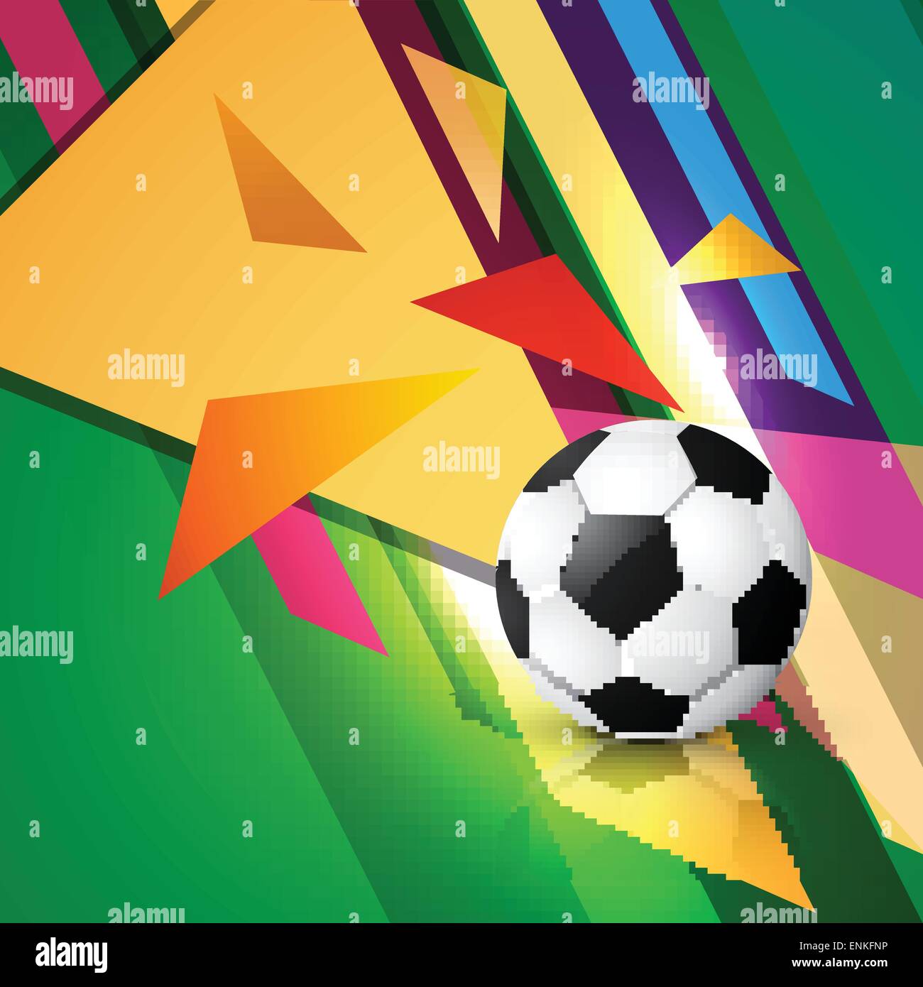 Abstract style football game Stock Vector Images - Alamy