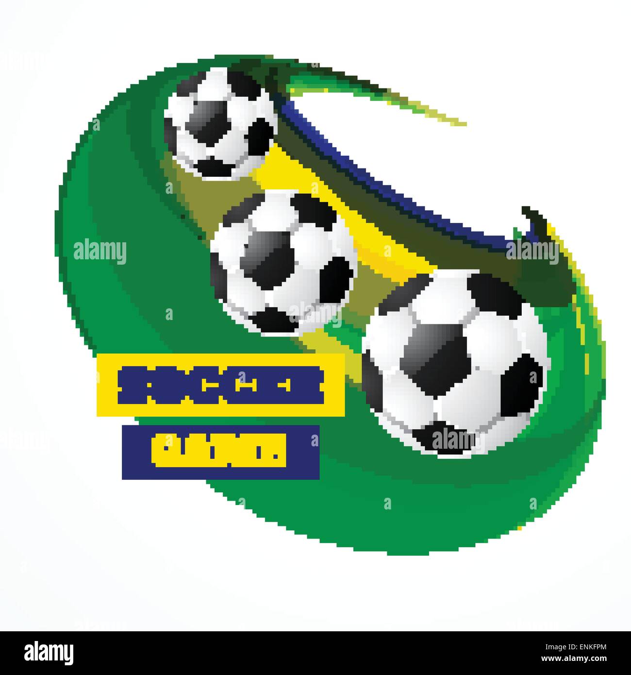 vector football design artistic illustration Stock Vector Image & Art ...