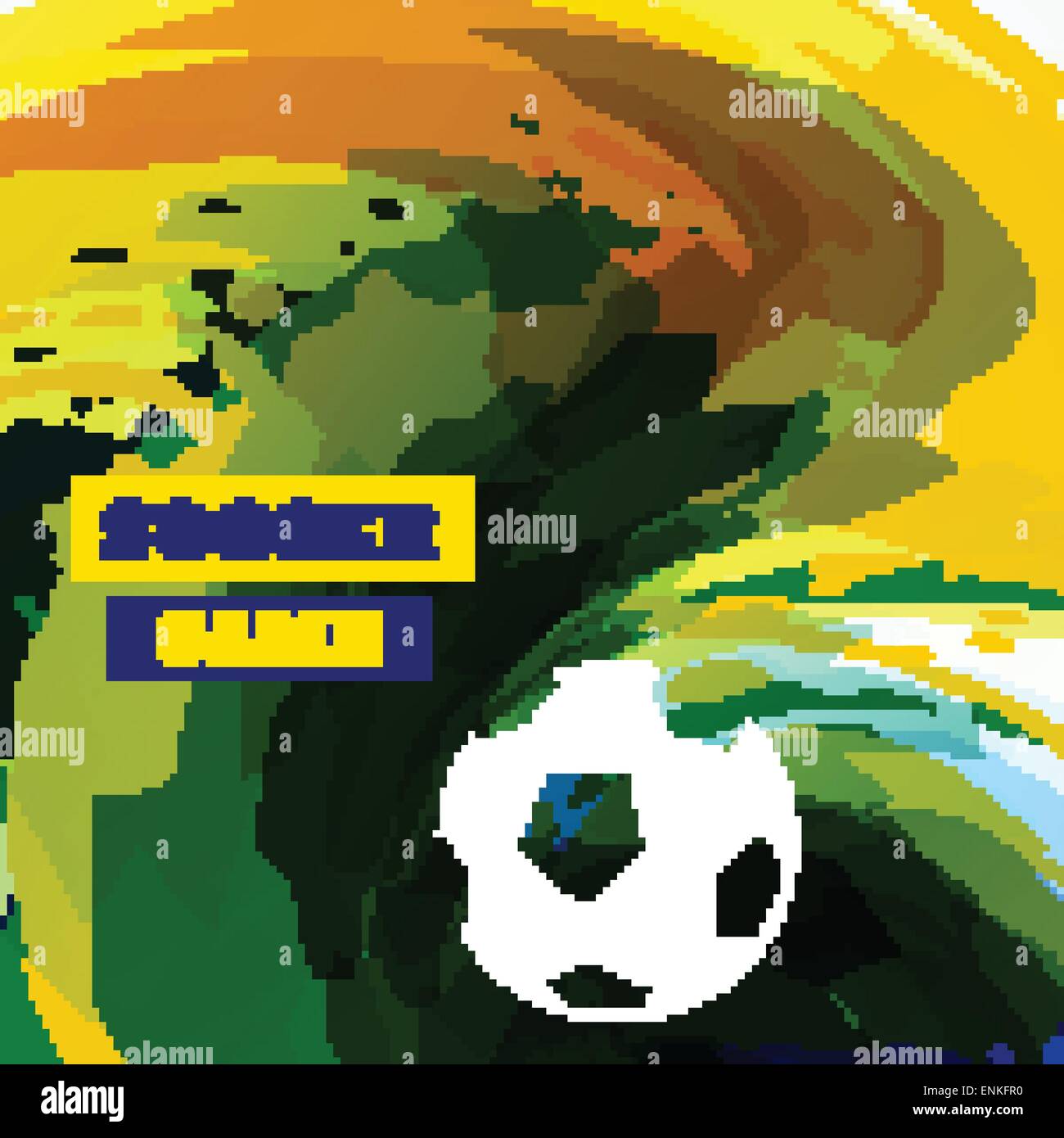 Abstract style football game Stock Vector Images - Alamy