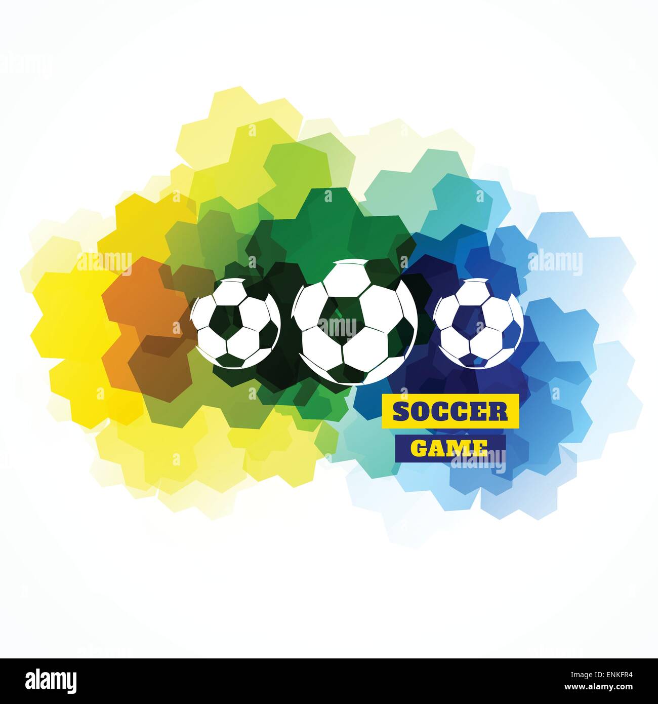 creative abstract football design vector Stock Vector Image & Art - Alamy