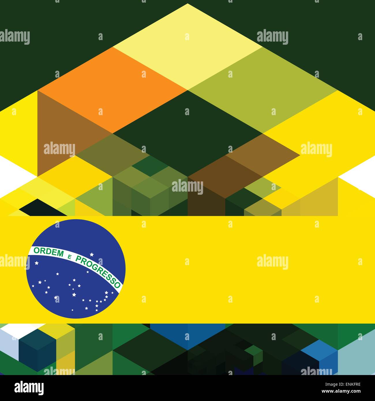 brazil flag abstract background design Stock Vector Image & Art - Alamy