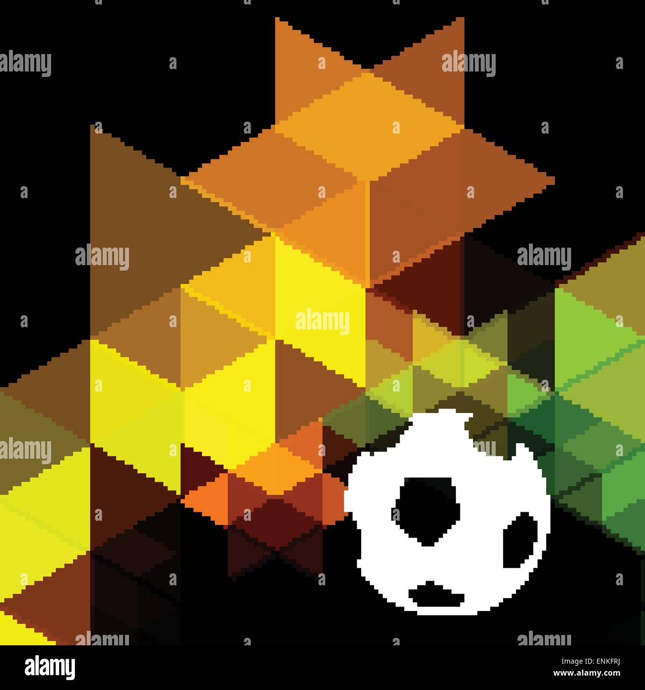 creative abstract football design vector Stock Vector Image & Art - Alamy