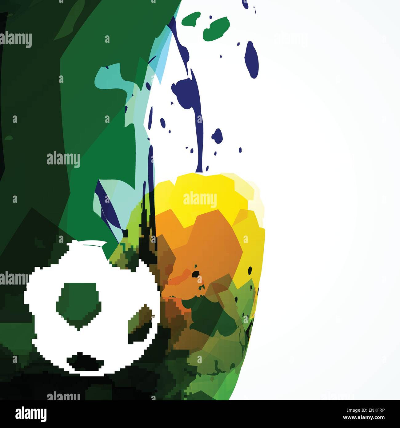 vector abstract soccer game design Stock Vector Image & Art - Alamy
