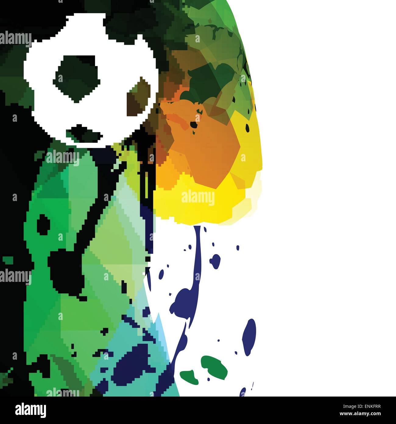 vector abstract soccer game design Stock Vector Image & Art - Alamy