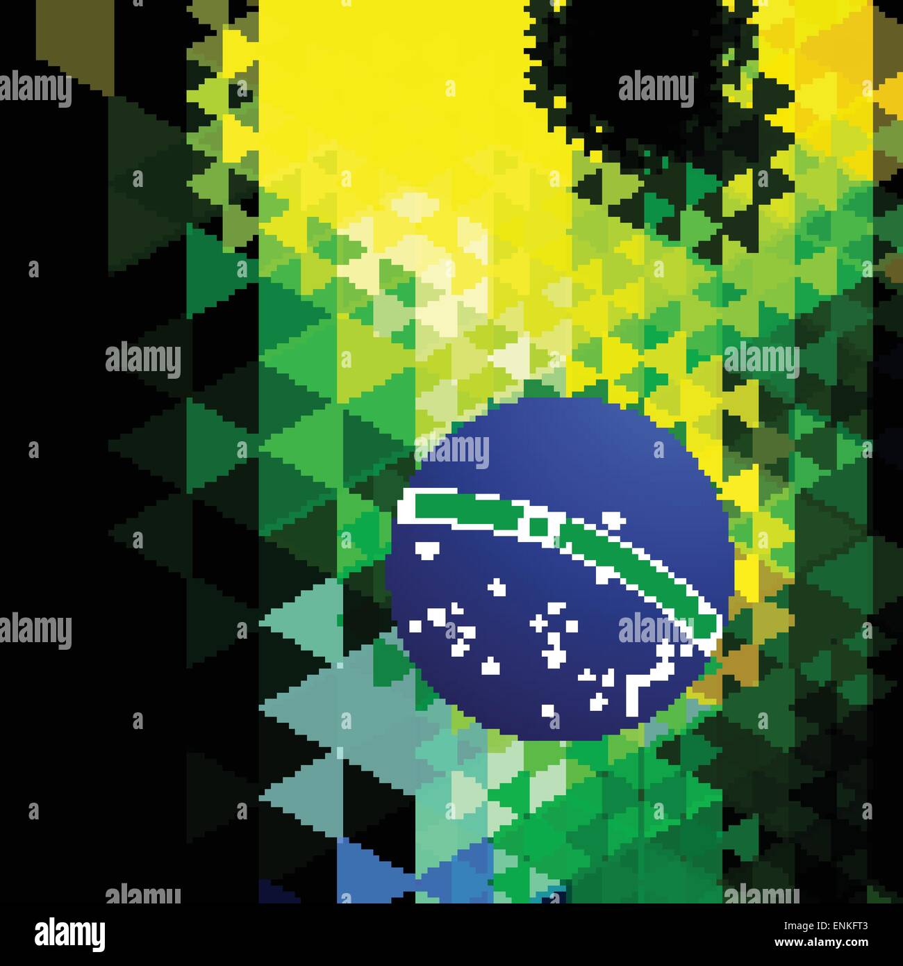 Abstract poster design brasil flag hi-res stock photography and images ...