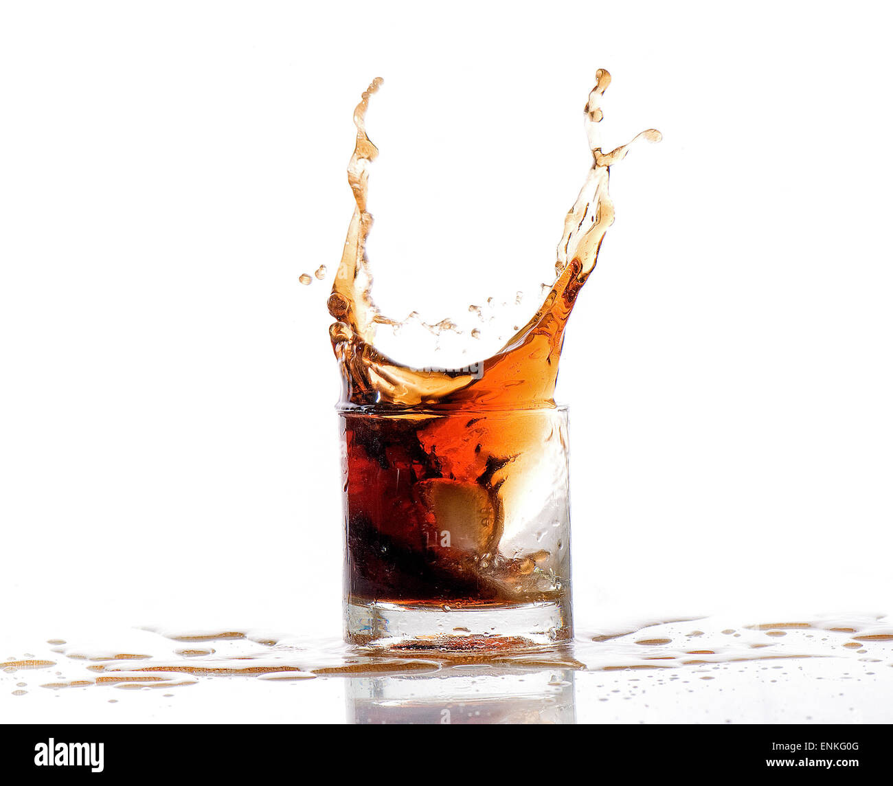 alcohol water on white background Stock Photo - Alamy