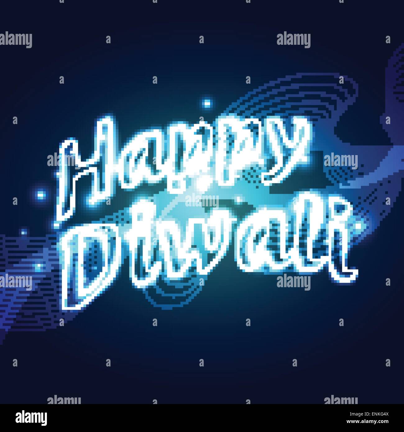 Vector stylish happy diwali text Stock Vector Image & Art - Alamy