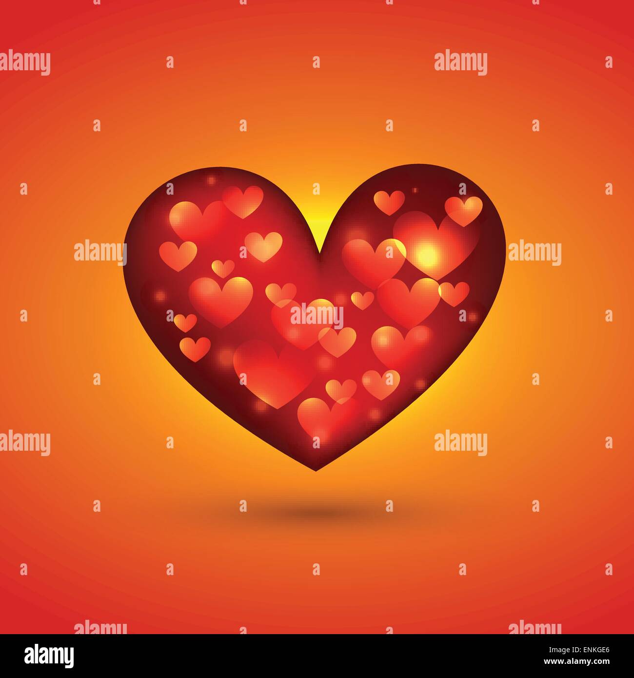 Beautiful heart Stock Vector Images - Alamy