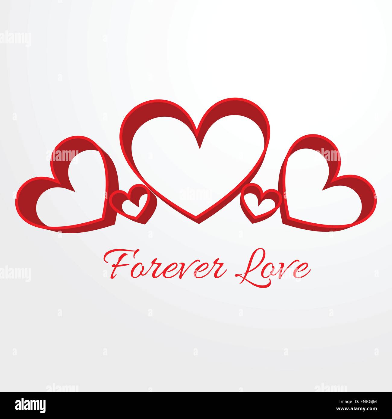 vector illustration of forever love background Stock Vector Image & Art ...