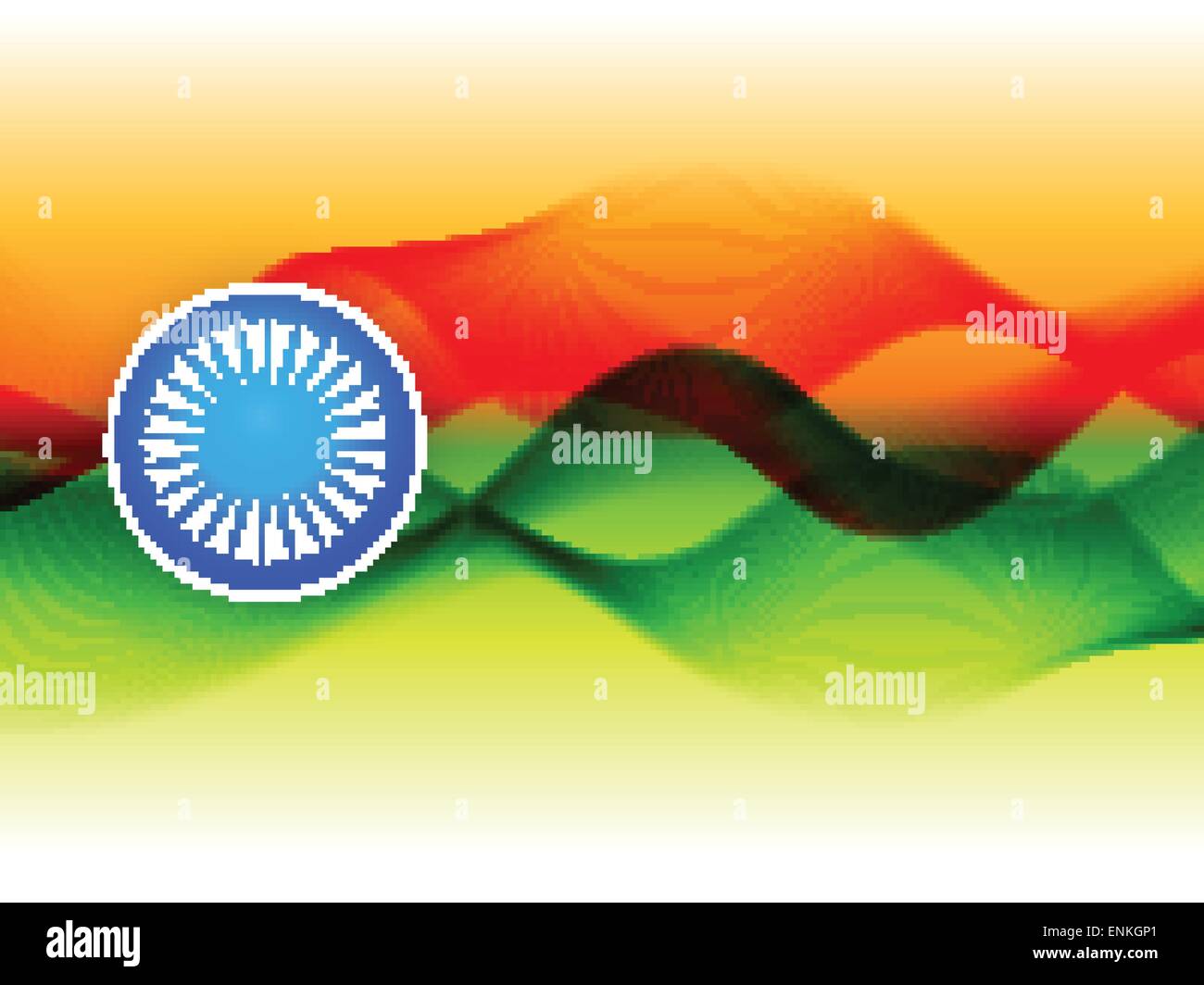 vector flag design made in wave style illustration Stock Vector Image ...