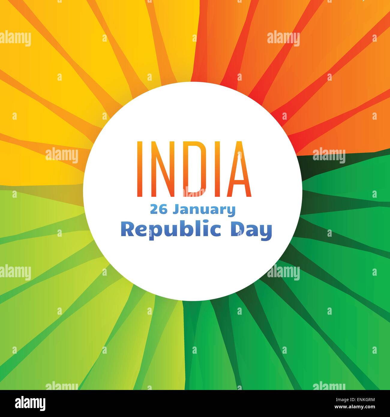 beautiful indian flag design for 26th january republic day Stock Vector ...