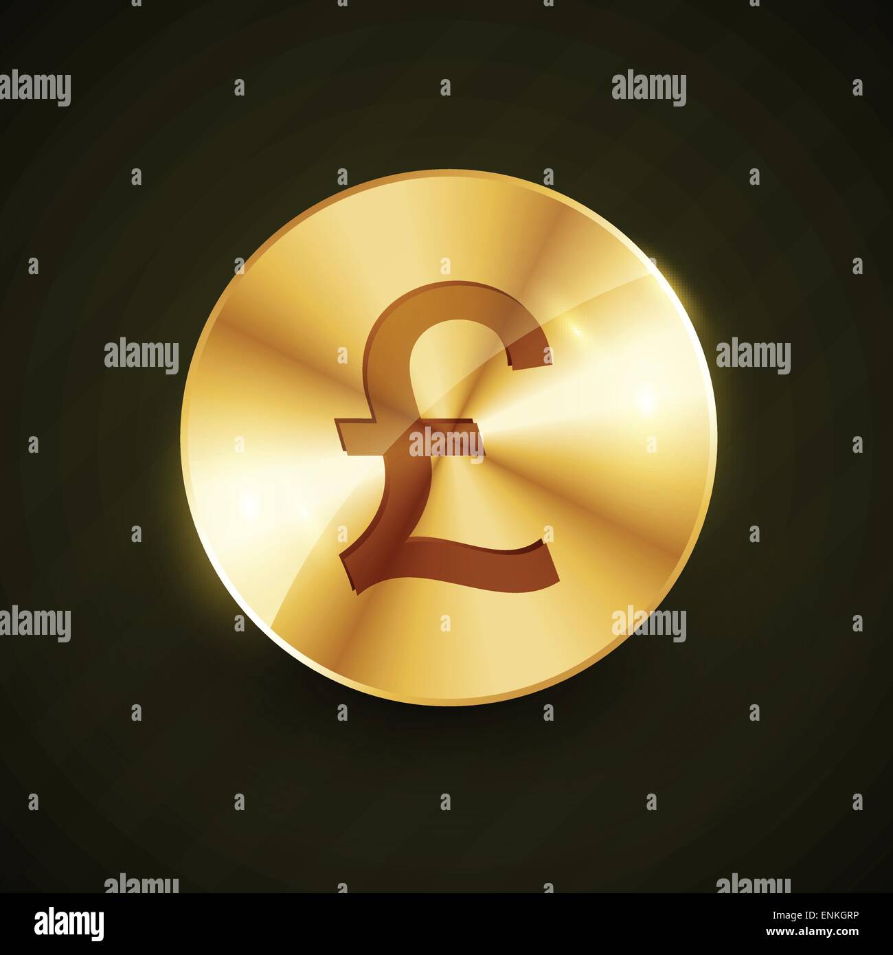 Gold pound sign label Stock Vector Images - Alamy