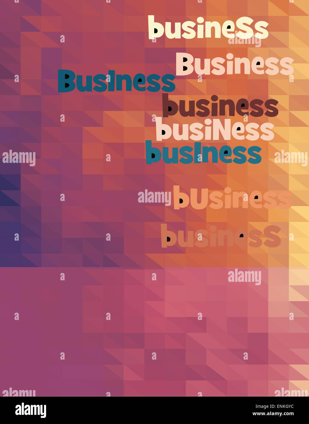 business triangle colorful vector Stock Photo - Alamy