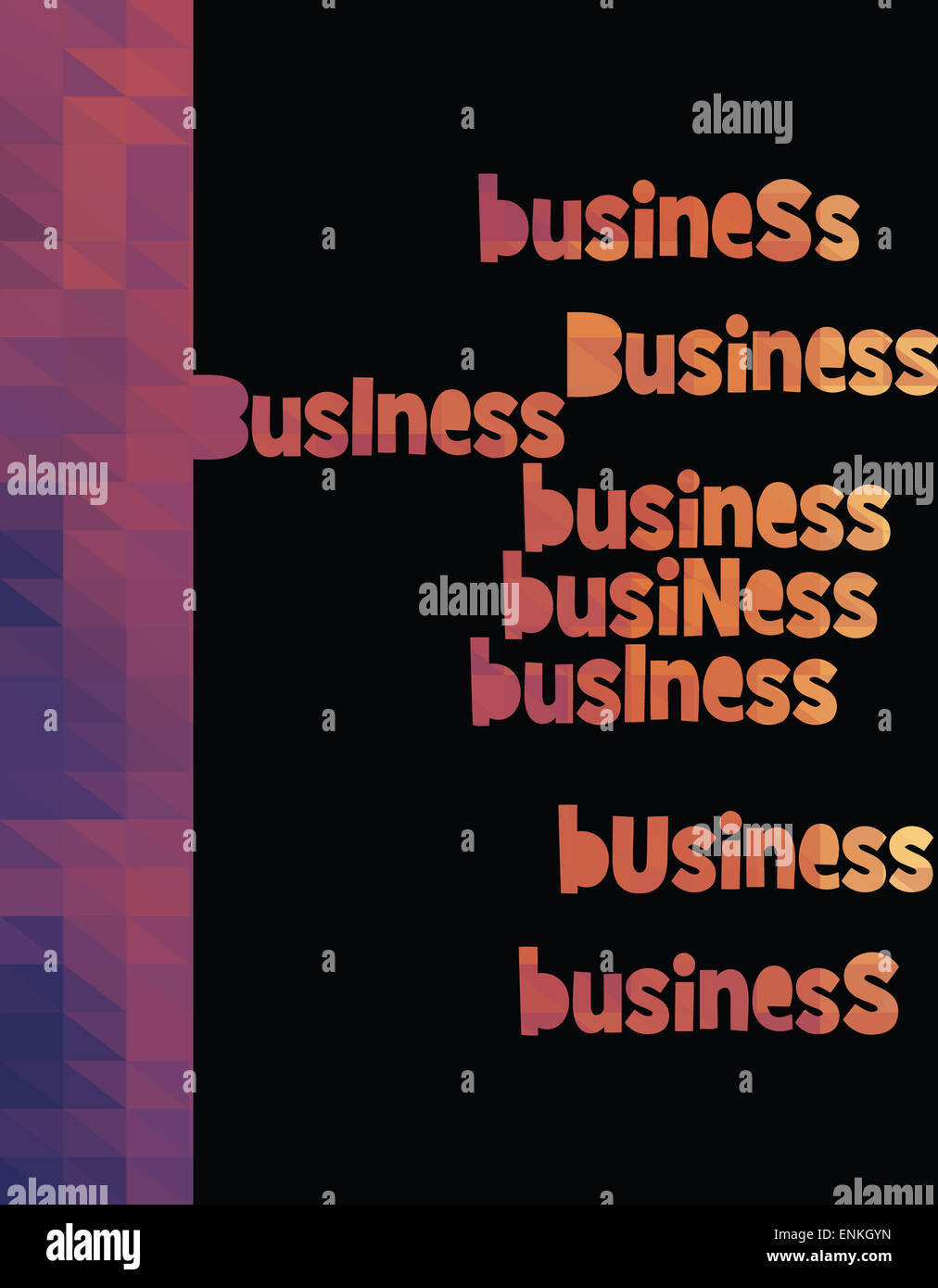 business triangle colorful vector Stock Photo - Alamy