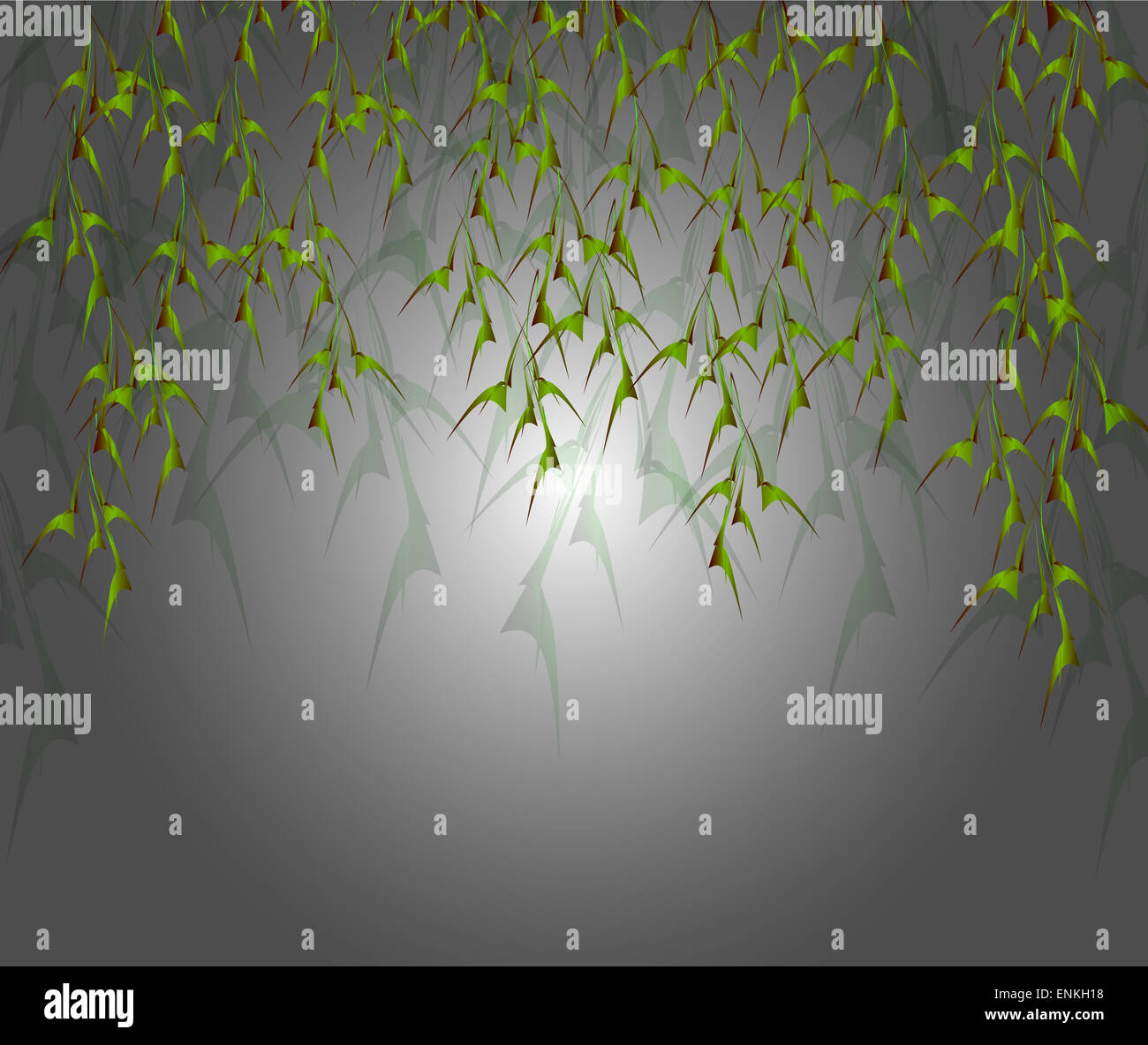 Abstract plants vector background hi-res stock photography and images ...