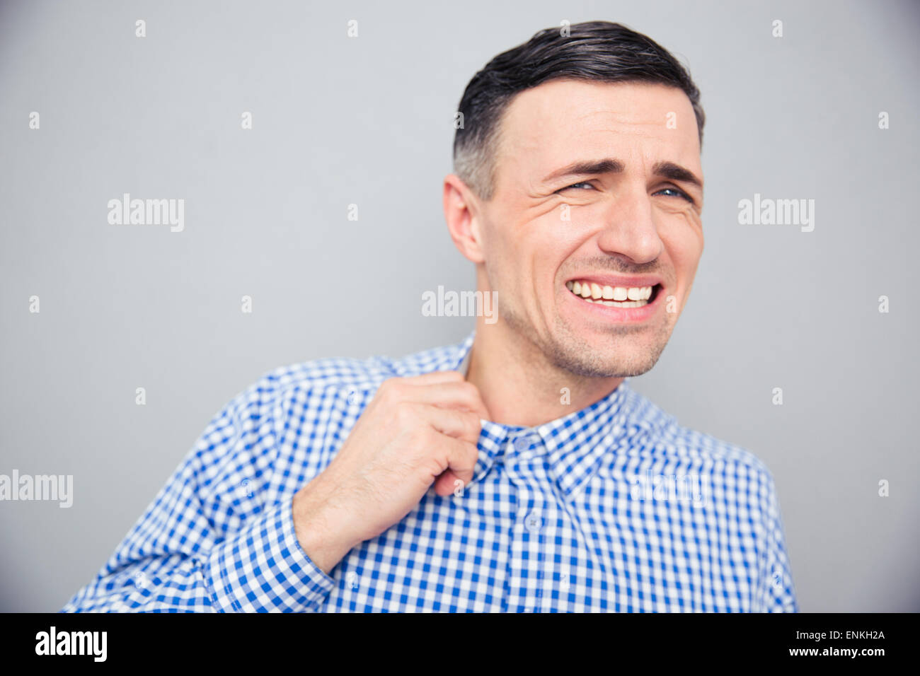 Annoyed man hi-res stock photography and images - Alamy