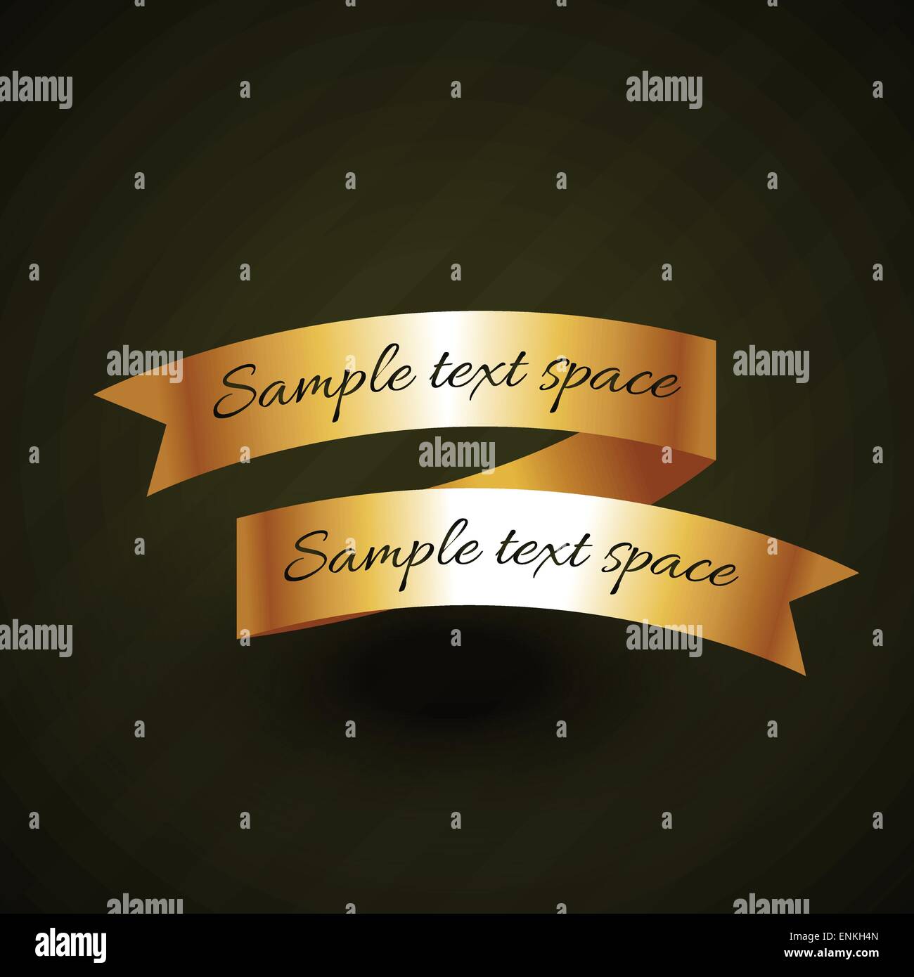 Golden ribbon Stock Vector Images - Alamy