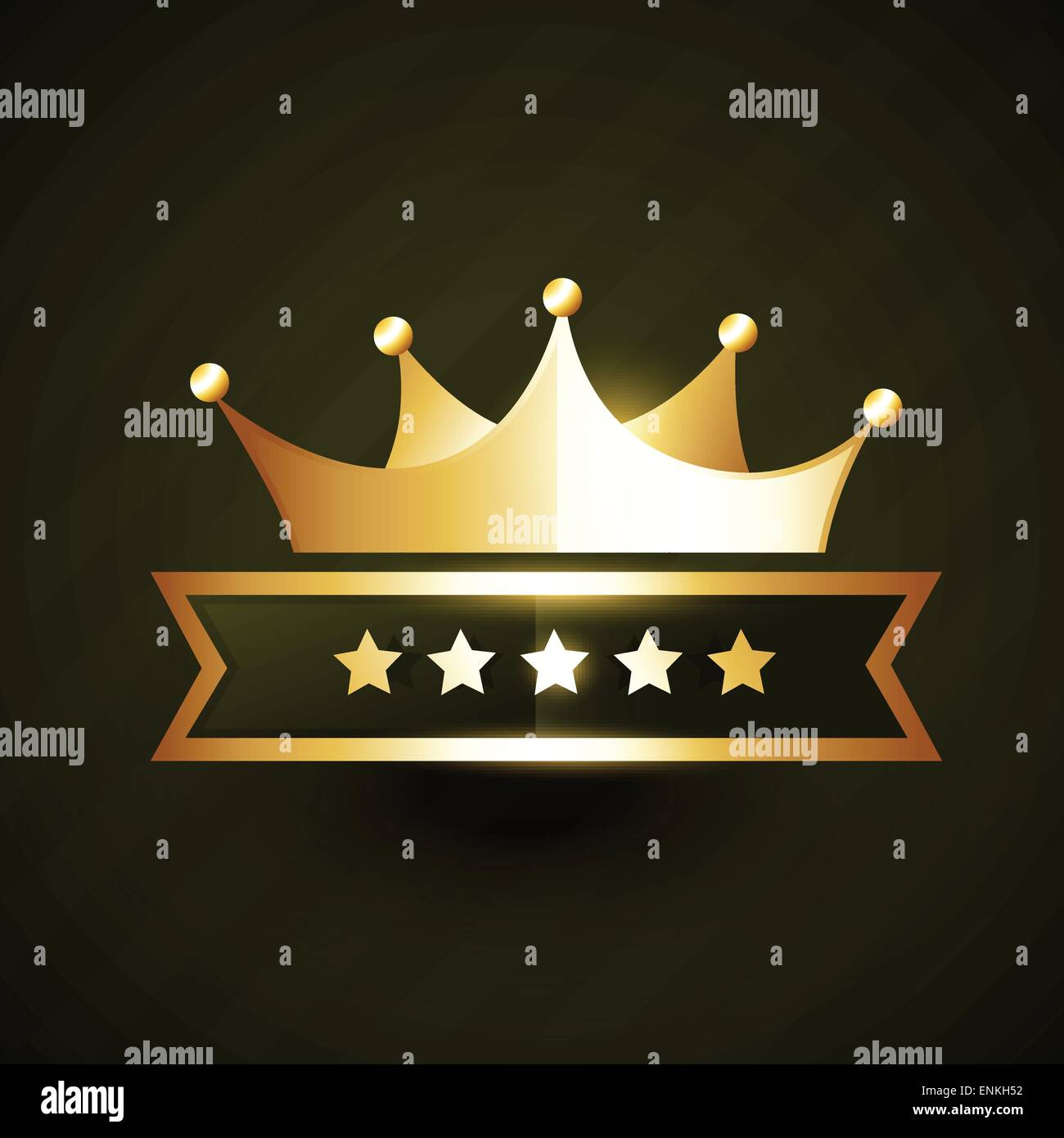 Golden abstract crown Stock Vector Images - Alamy