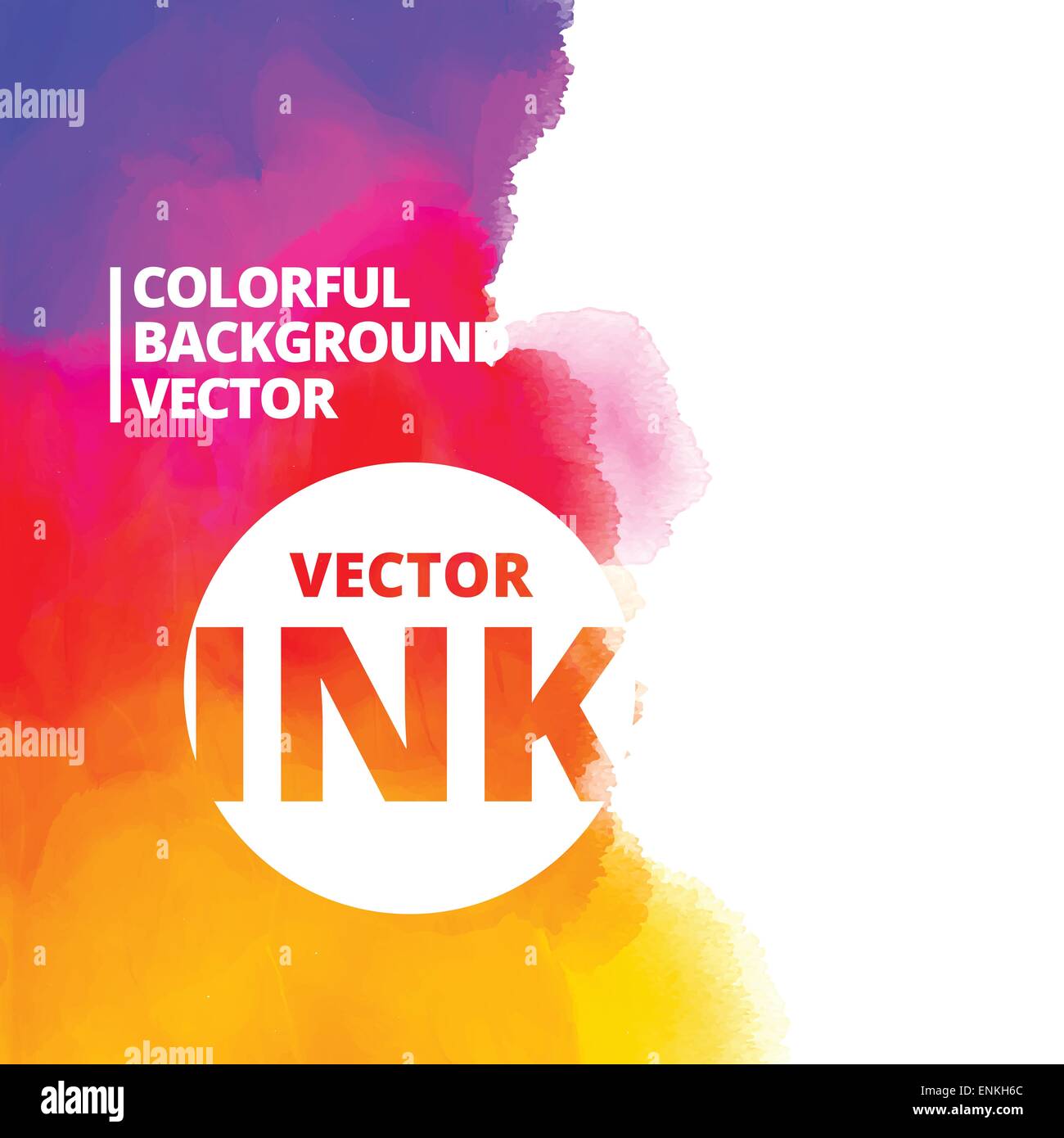 background of colorful ink splash vector design illustration Stock ...