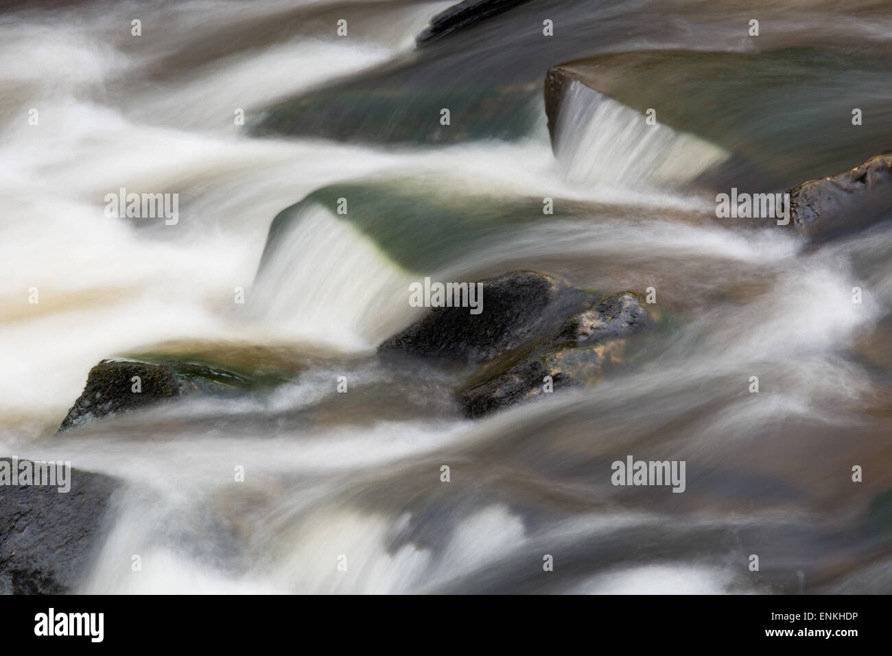Calm river water flowing rocks hi-res stock photography and images - Alamy