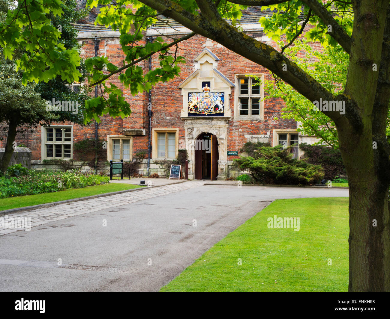 Coat of Arms of Charles I over the Entrance to The Kings Manor ...