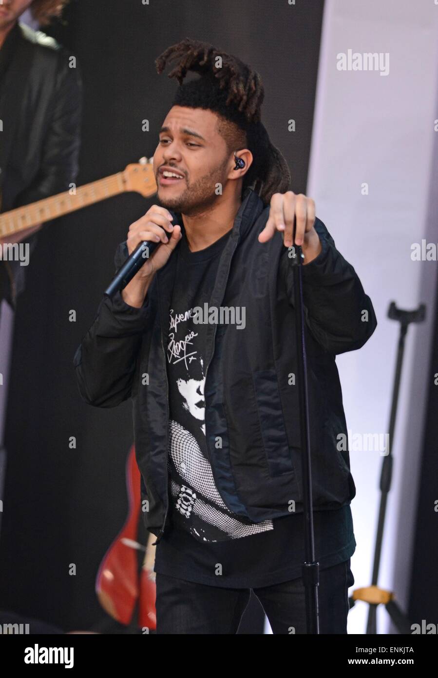 New York, NY, USA. 7th May, 2015. Abel Tesfaye on stage for NBC Today ...