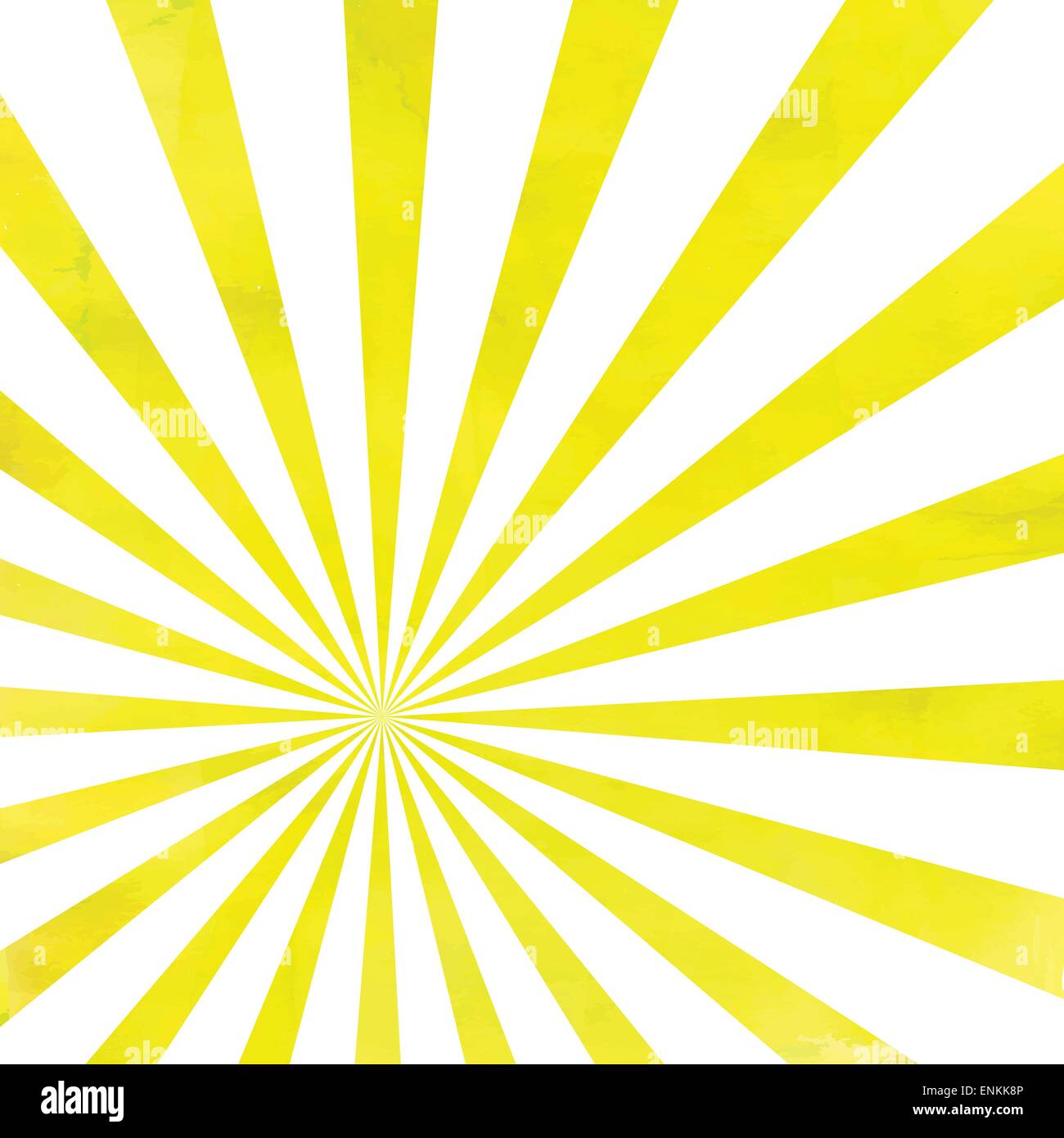 Vintage watercolor sunshine rays background. Illustration made in ...