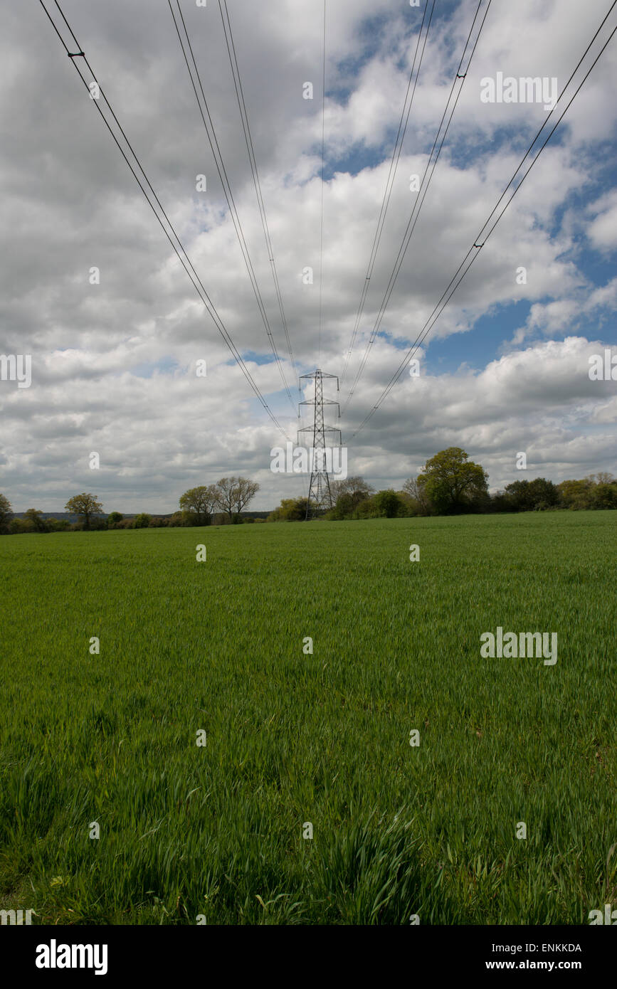Hs2 Railway cutting site Great Missenden at South Heath Buckinghamshire ...