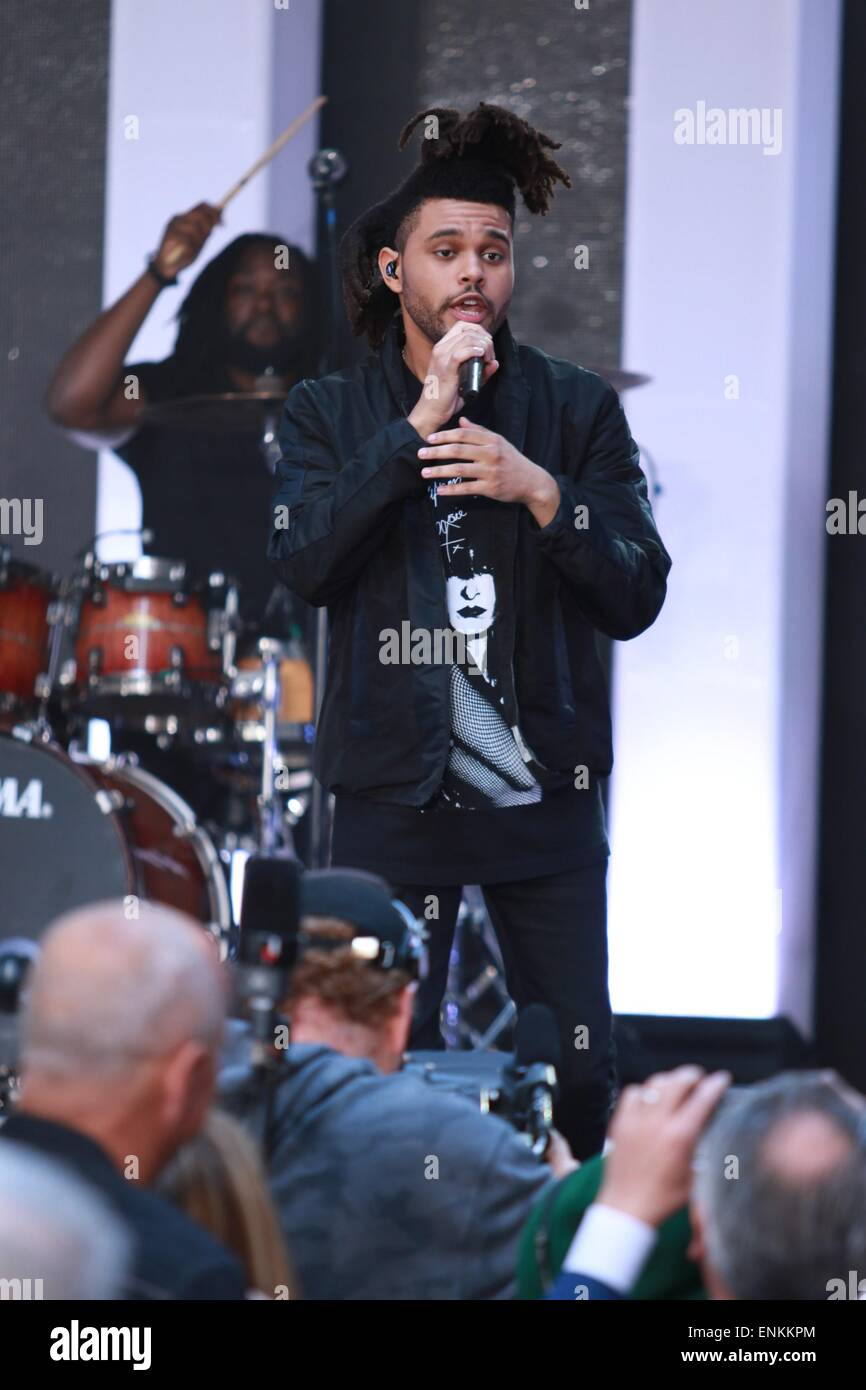 New York, NY, USA. 7th May, 2015. The Weeknd on stage for NBC Today ...