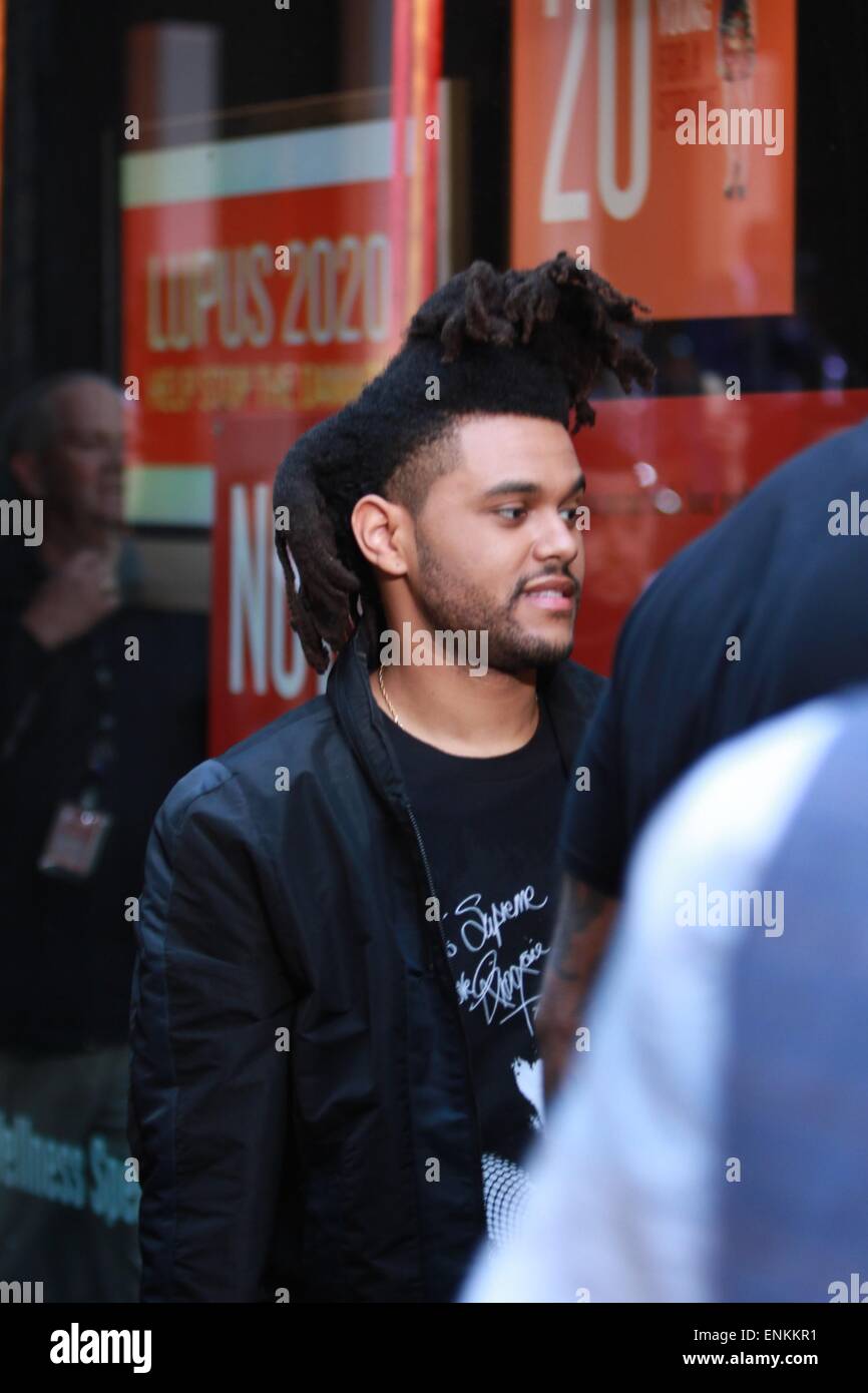 New York, NY, USA. 7th May, 2015. The Weeknd on stage for NBC Today ...
