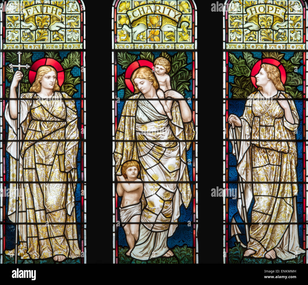 Three theological virtues faith hi-res stock photography and images - Alamy