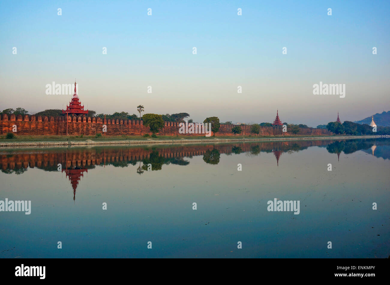 Fort of Mandalay Stock Photo - Alamy