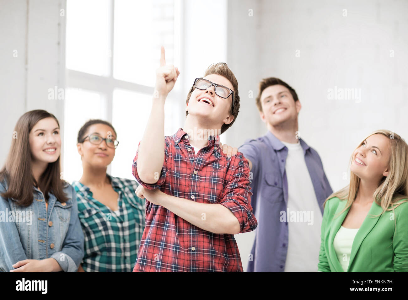 student boy at school Stock Photo - Alamy