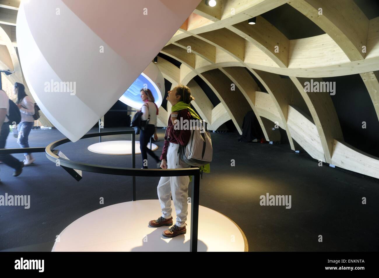 Milan (Italy), World Exhibition Expo 2015, the French pavilion Stock ...