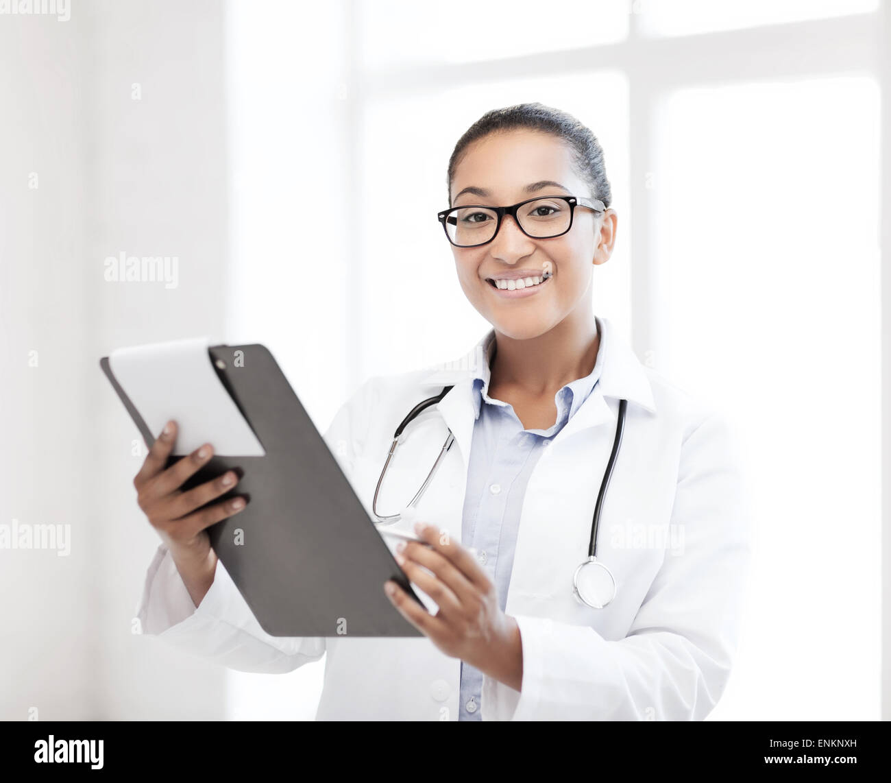 african female doctor in hospital Stock Photo - Alamy