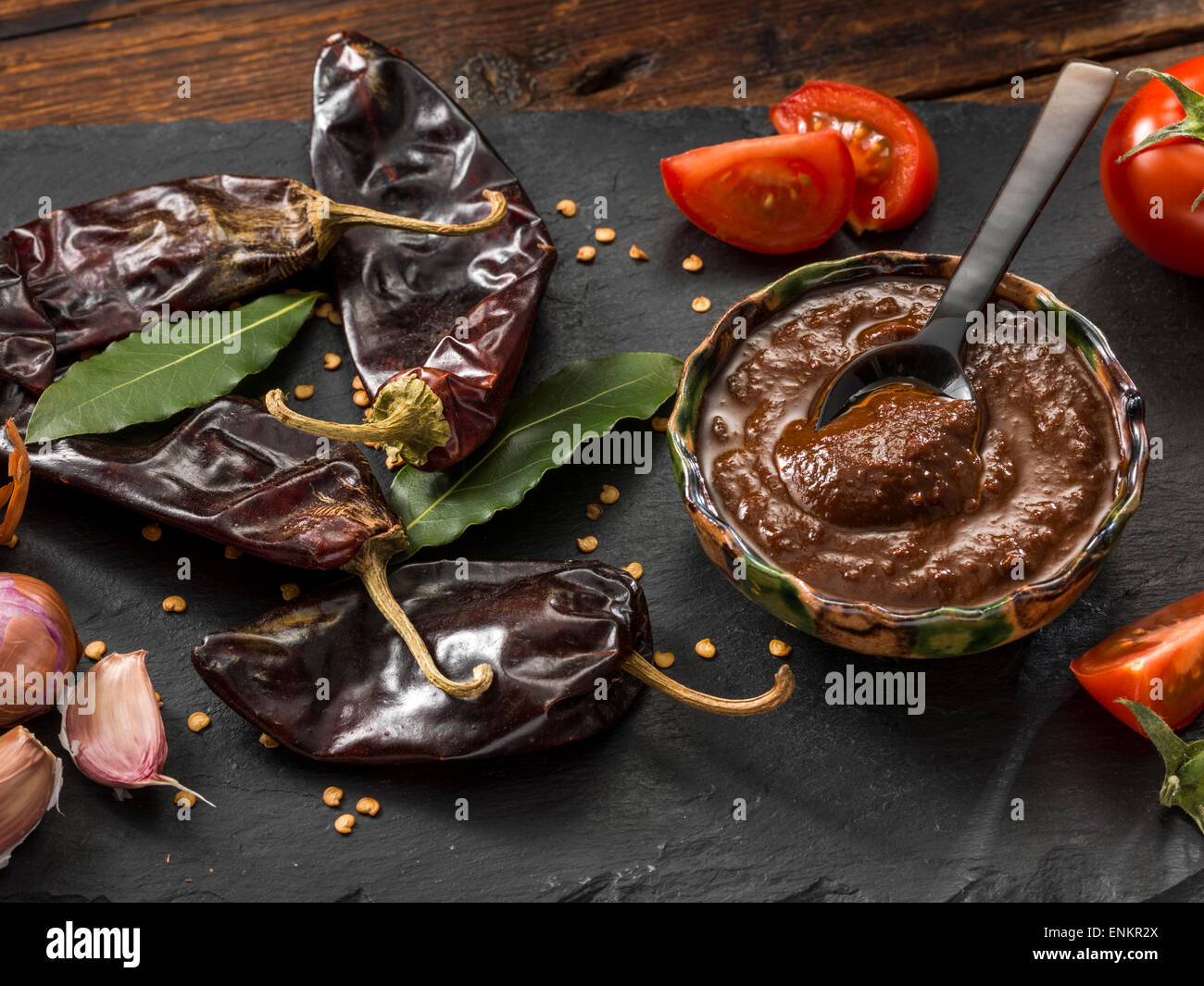 Guajillo ketchup sauce hi-res stock photography and images - Alamy