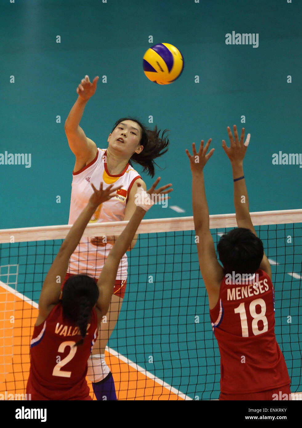 Pasig City, Phillipines. 7th May, 2015. Pasig City, L) of China spikes ...