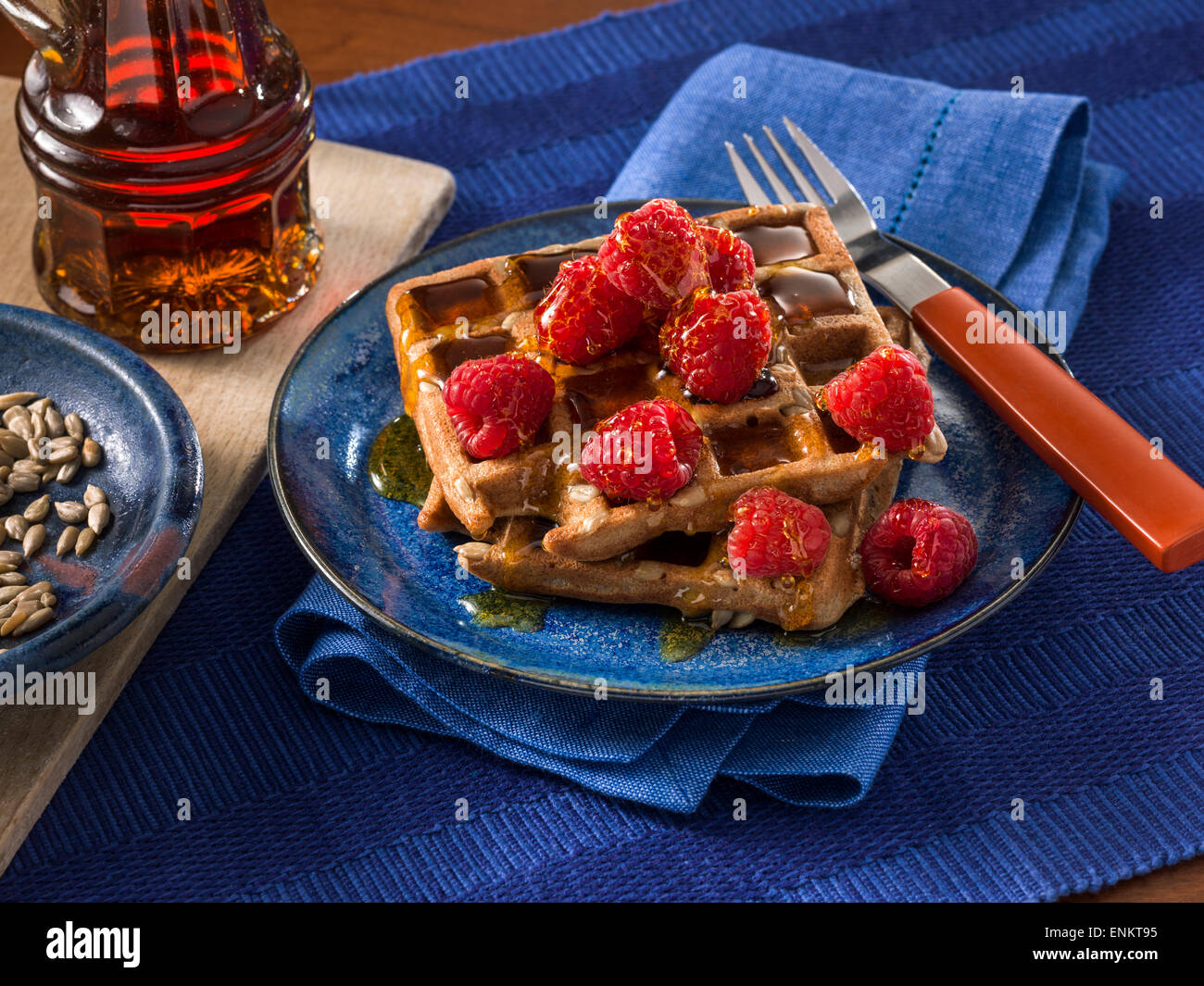 Waffles syrup hi-res stock photography and images - Alamy
