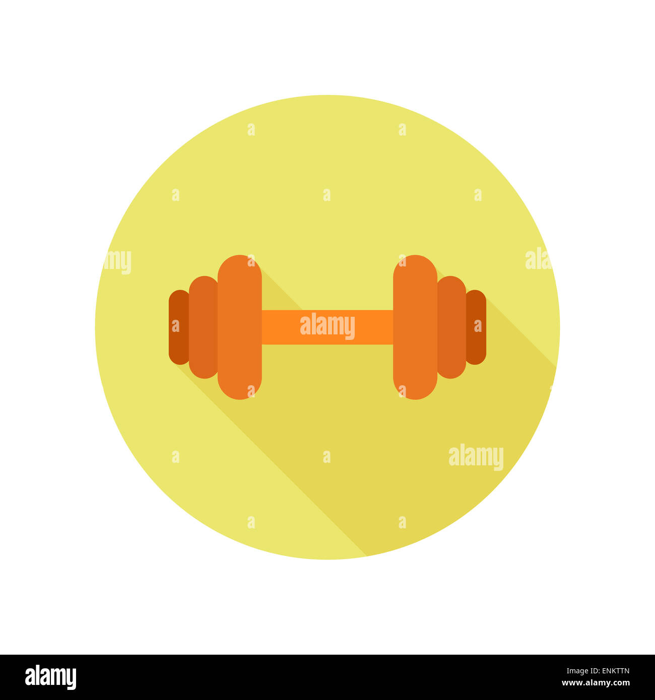 Dumbbell vector icon logo hi-res stock photography and images - Alamy