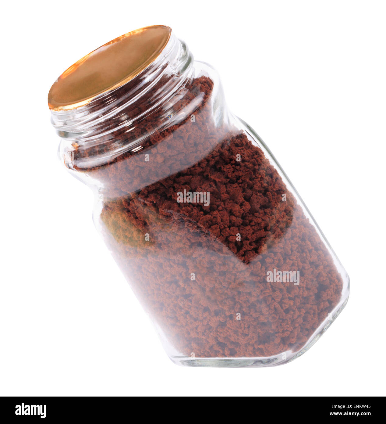 Jar of Instant Coffee Isolated Stock Photo - Alamy