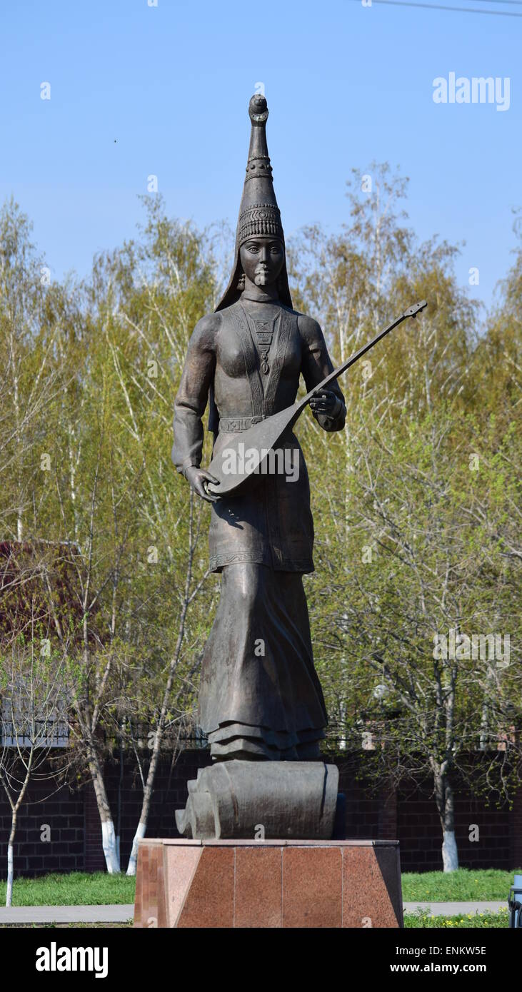 A statue in the streets of Astana, capital of Kazakhstan Stock Photo ...