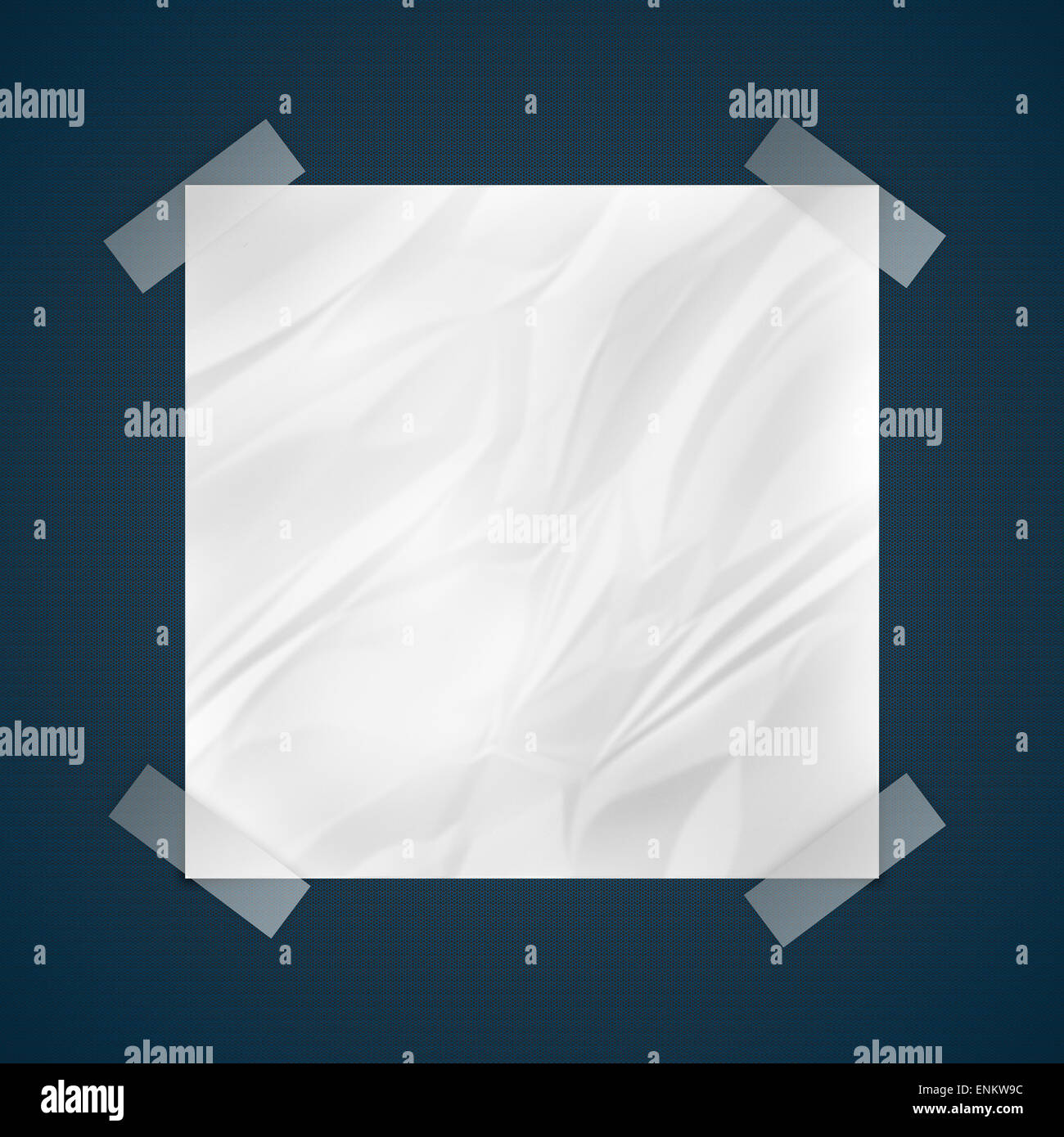 transparent tape stich crushed paper, communication concept Stock Photo ...