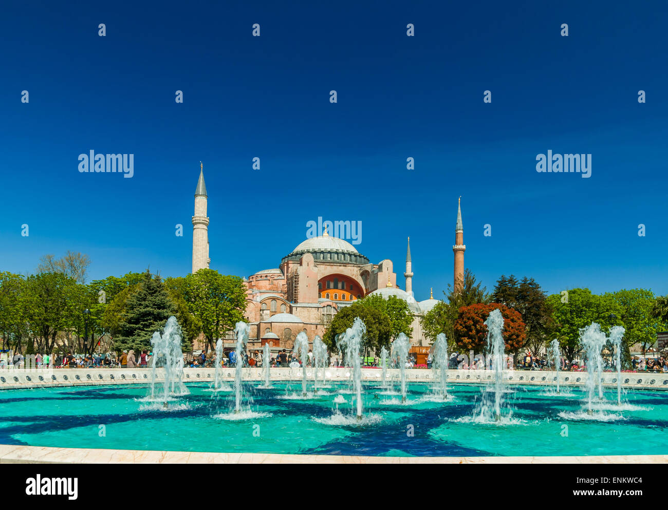 Hagia Sophia Mosque In Sultanahmet Square, Istanbul, Turkey. Hagia ...