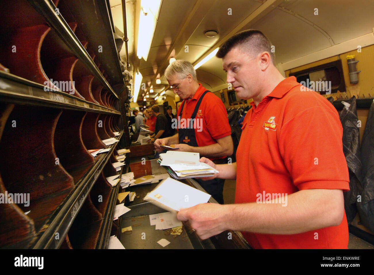 Royal mail train hi-res stock photography and images - Alamy