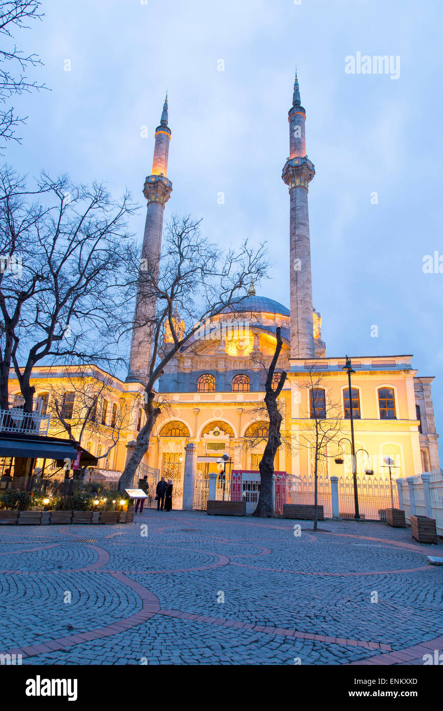 Ortakoy Mosque view in Ortakoy. Ortakoy Mosque officially the Buyuk ...