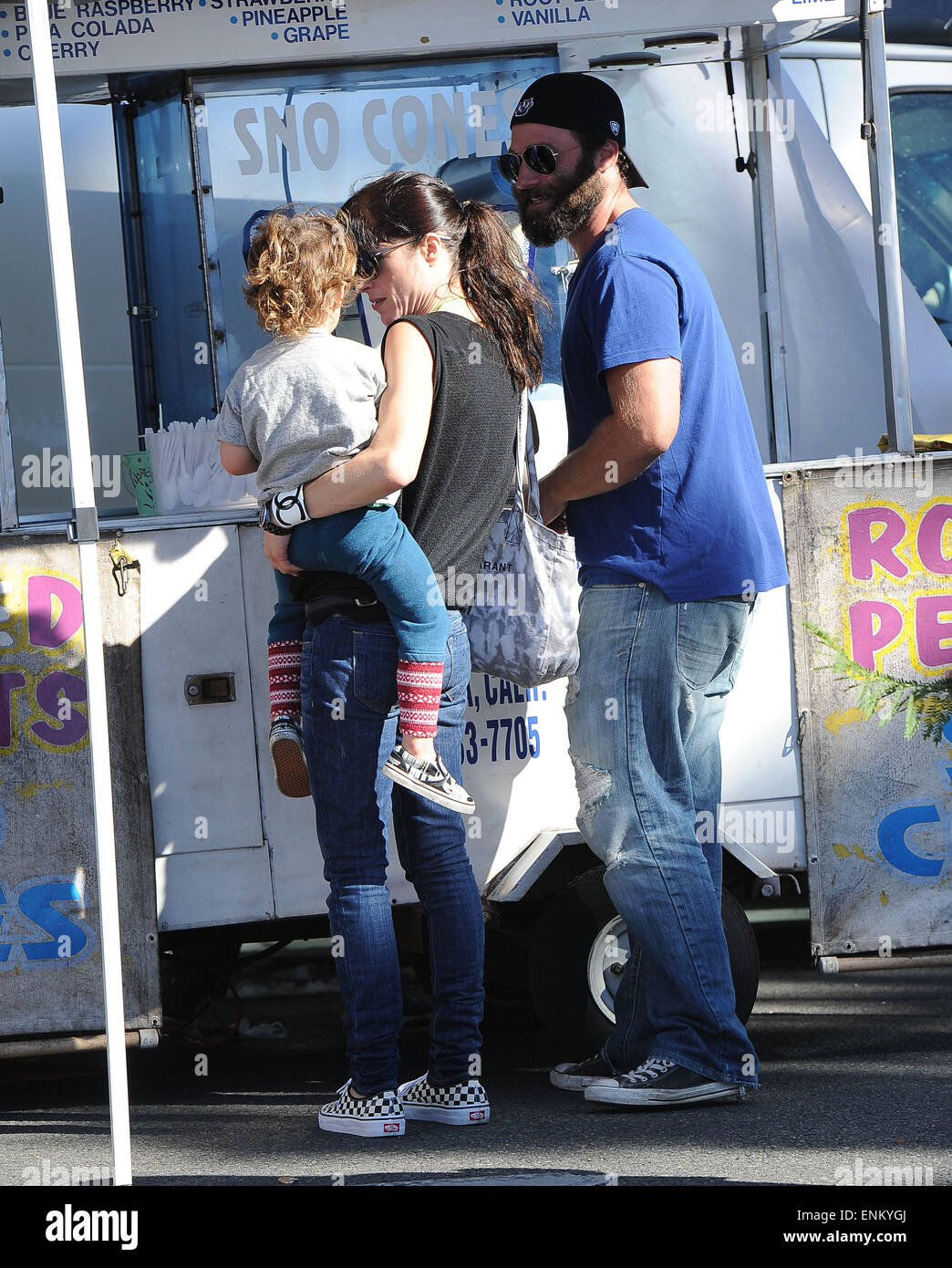 Selma Blair and Jason Bleick take their son, Arthur for a fun day out ...